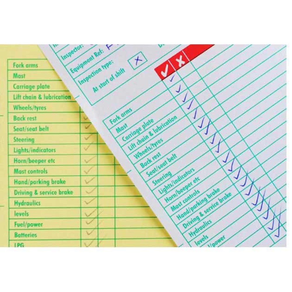 Forklift Inspections - 25 Checklists Forklift Inspections - 25 Checklists