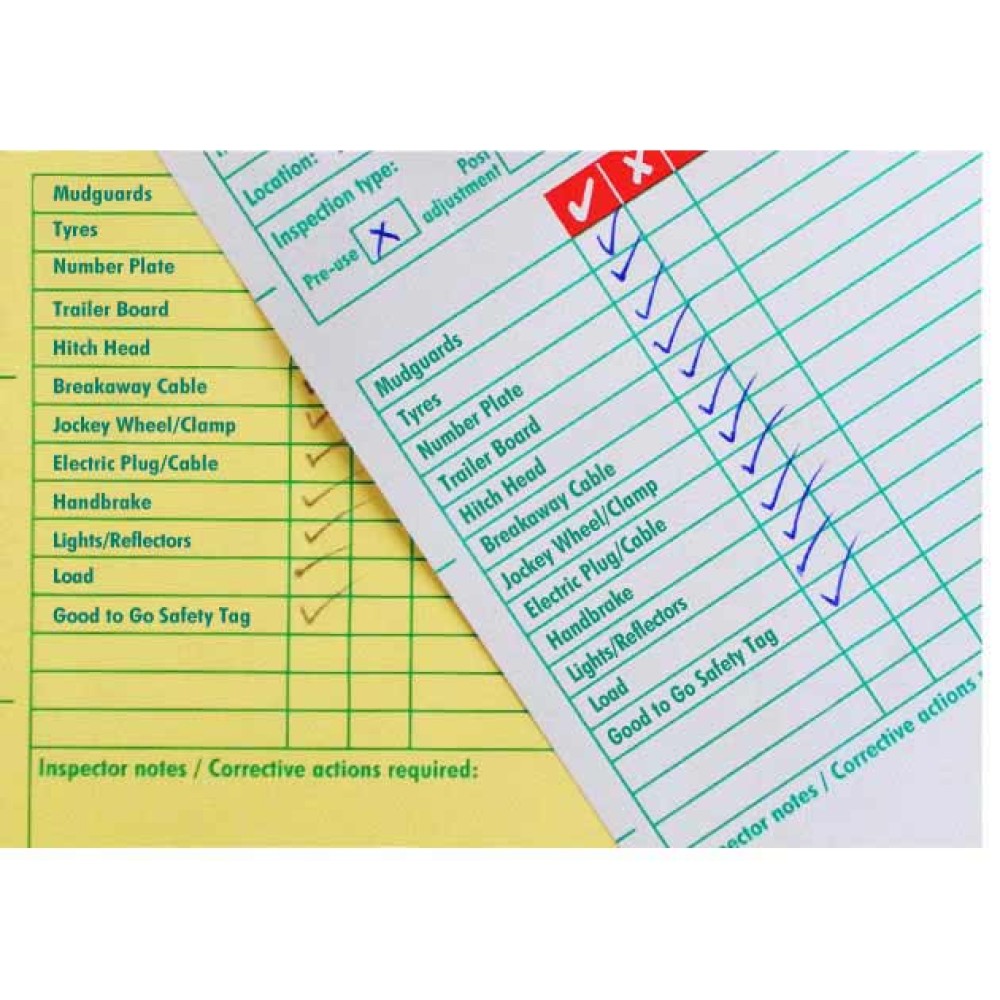 Trailer Inspections - 25 Checklists